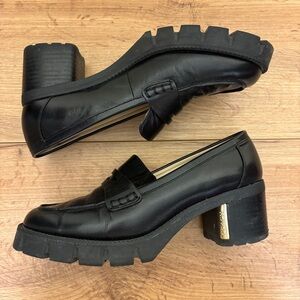 Coach | Shoes | Coach Womens Cora Loafer Pump Size 8 Black Leather ...